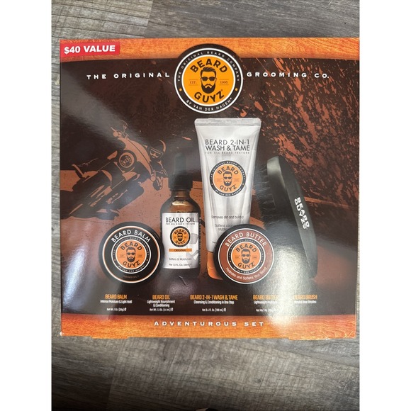 Bath, Skin & Hair | Beard Guyz Mens Adventurous Set Grooming New Beard ...